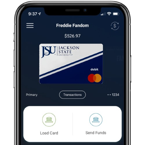 Jackson State University Tigers - Fancard Prepaid Mastercard